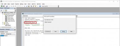 Vba userformrun time error 424 hatası | Excel Çözüm Forum - Excel VBA ...